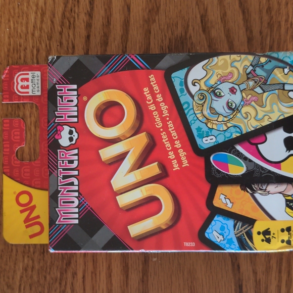 Mattel | Toys | International Monster High Uno Card Game | Poshmark